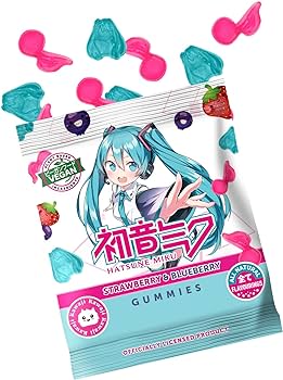 Hatsune Miku Anime Manga Gamer Gummies Fruchtgummi, 50g – candy24.ch
