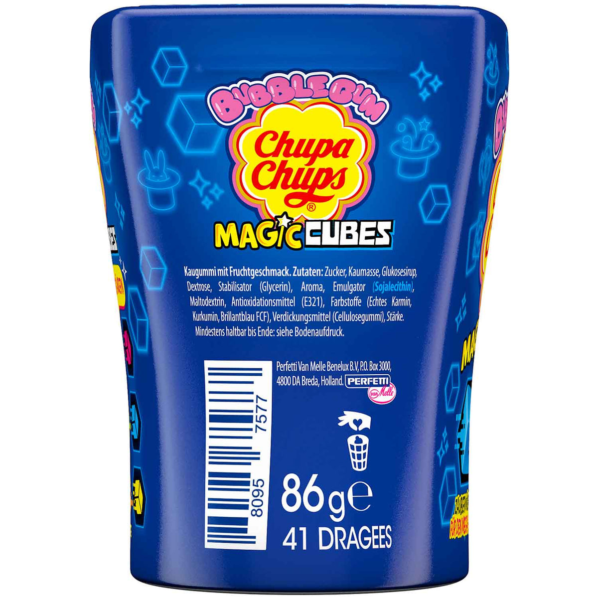 Chupa Chups Magic cubes, fruity chewing gum, 86g – candy24.ch