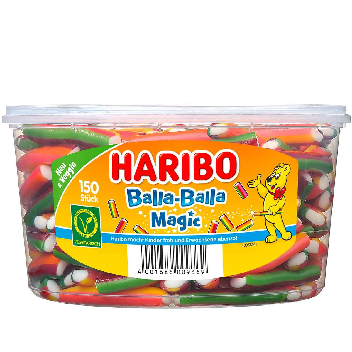 Haribo Balla Balla Magic fruit gum confectionery, 150 pieces – candy24.ch