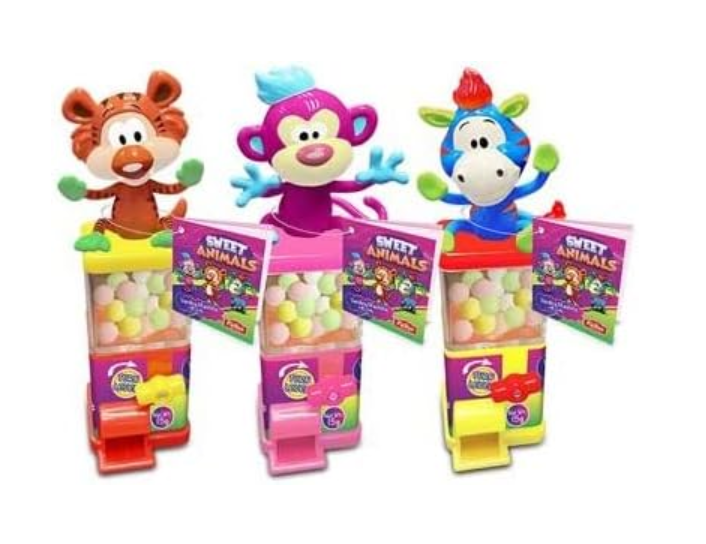 Sweet Animals Vending Gumball Machine - Mini-Kaugummiautomat mit Kaugu ...